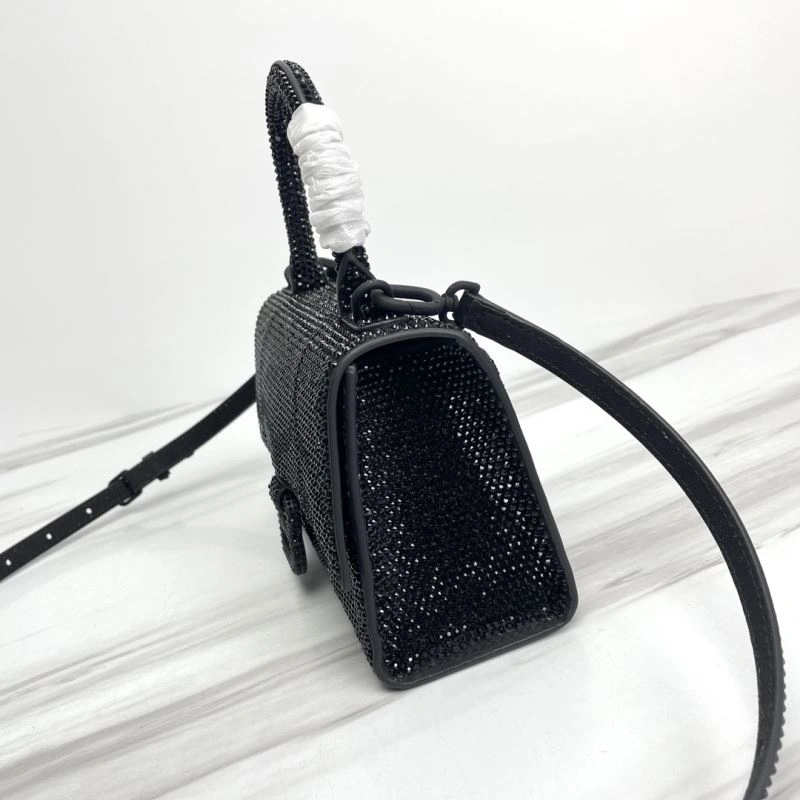 Genuine Balenciaga Hourglass Small Bag - Handcrafted Cowhide Charm
