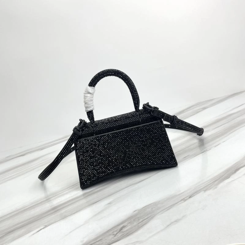 Genuine Balenciaga Hourglass Small Bag - Handcrafted Cowhide Charm