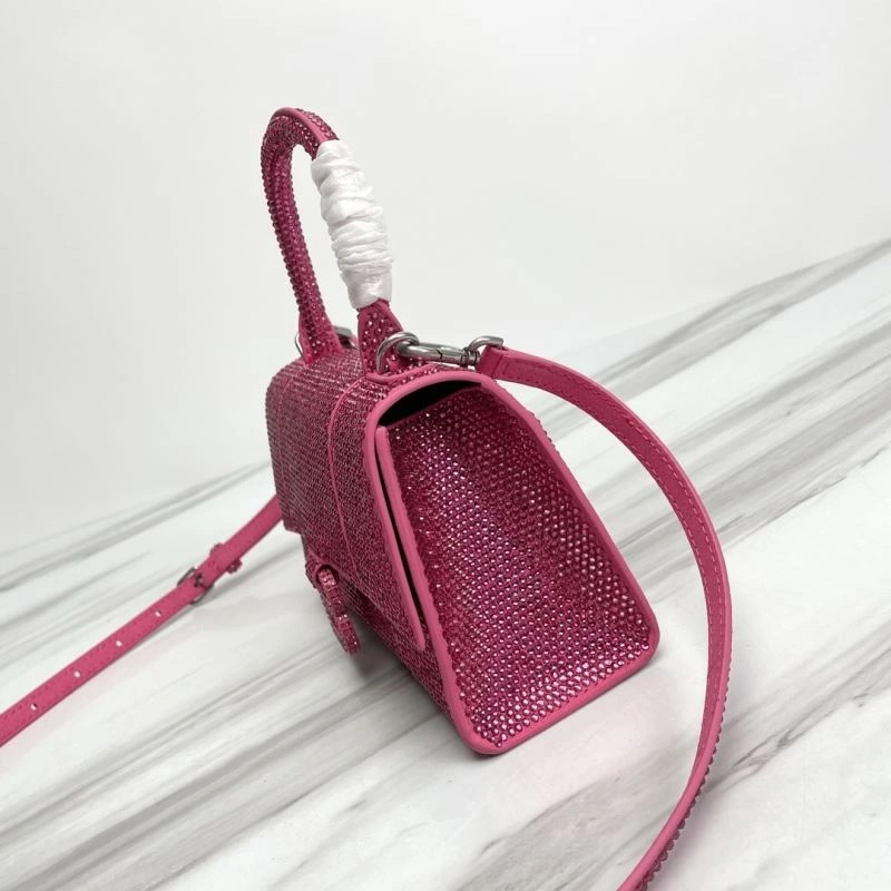 Genuine Balenciaga Hourglass Small Size Bag - Iconic Curved Design