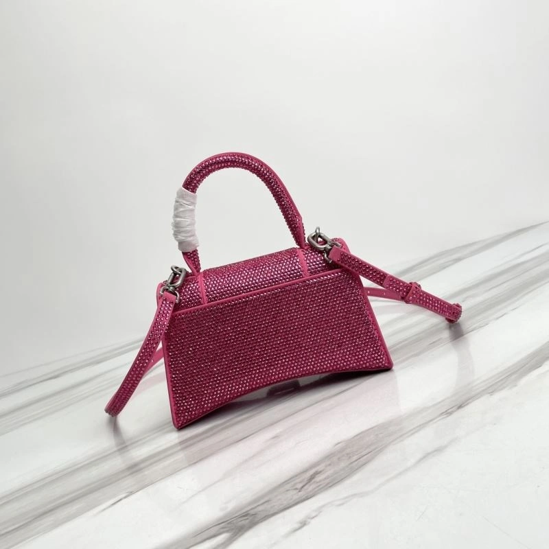 Genuine Balenciaga Hourglass Small Size Bag - Iconic Curved Design