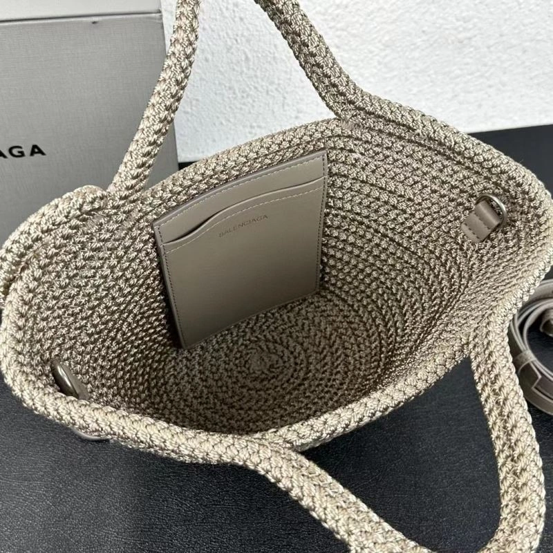 Mirror quality Balenciaga IBIZA Woven Nylon Rope Basket Bag