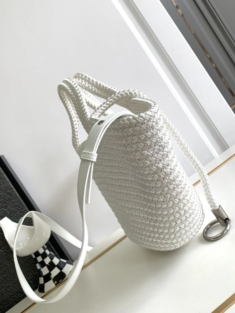 Perfect replica Balenciaga Ibiza Fan-Shaped Nylon Rope Basket Bag