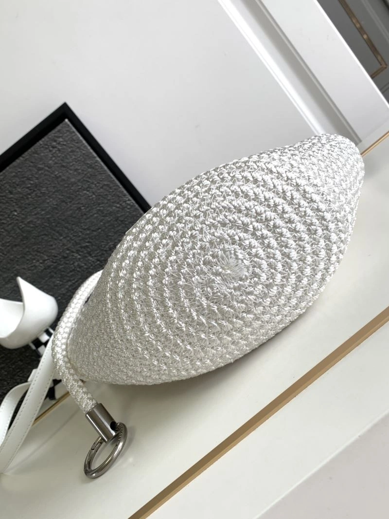 Perfect replica Balenciaga Ibiza Fan-Shaped Nylon Rope Basket Bag