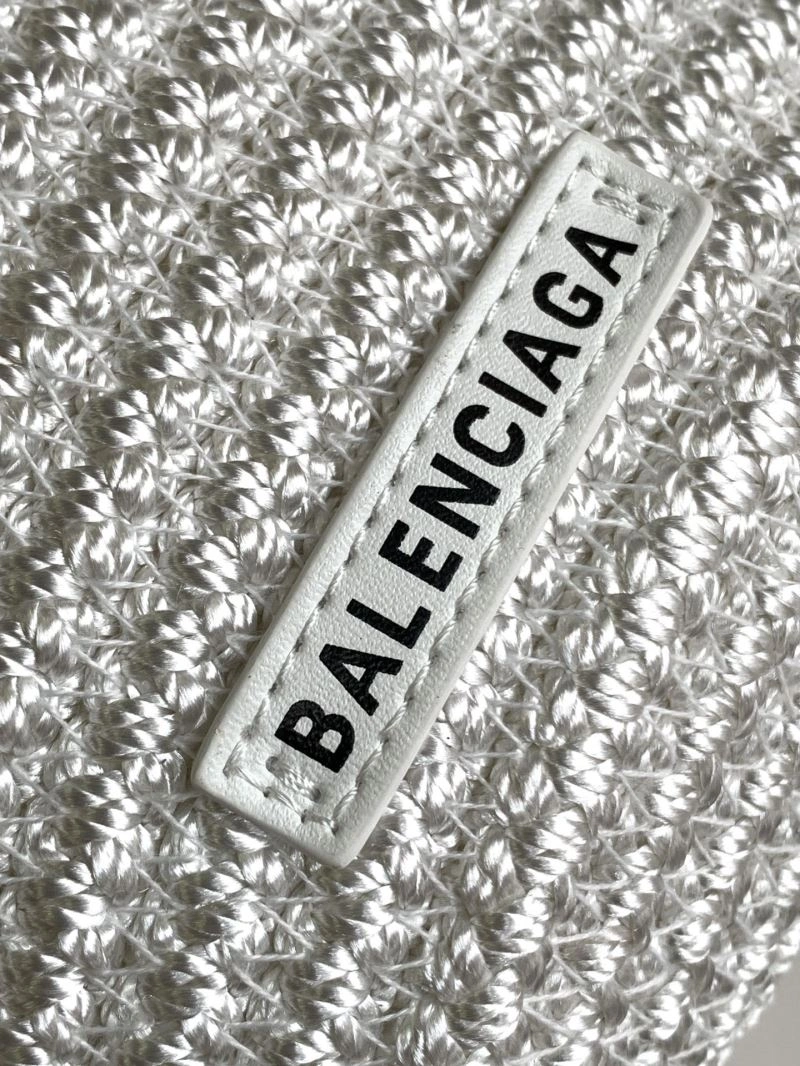 Perfect replica Balenciaga Ibiza Fan-Shaped Nylon Rope Basket Bag