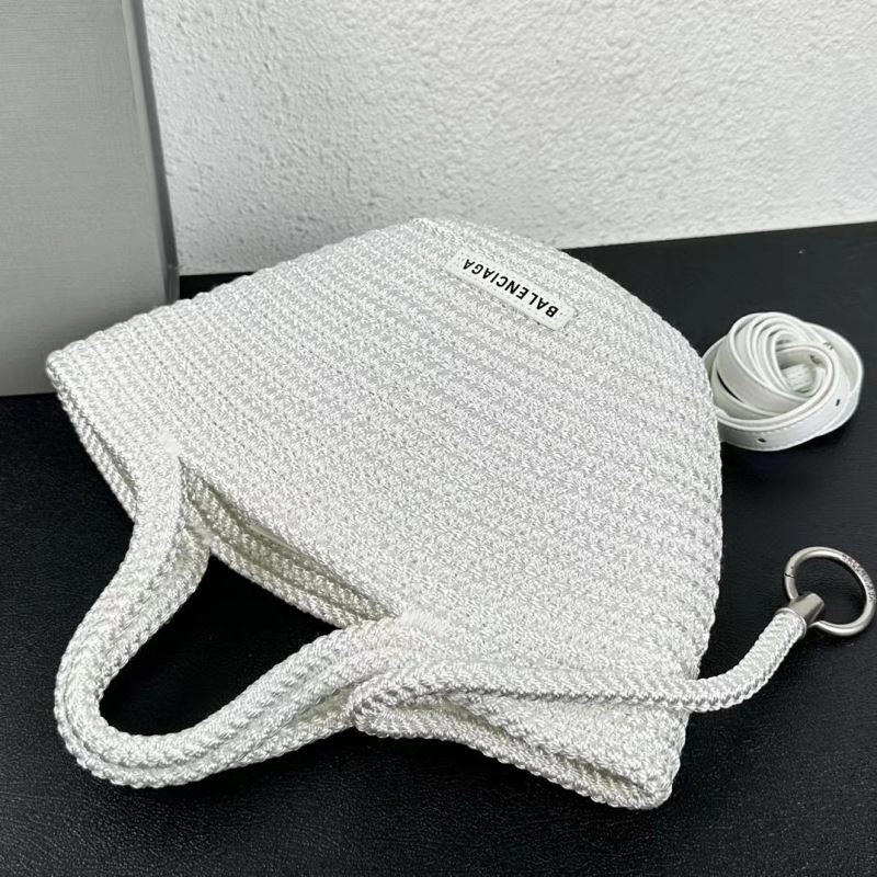 Balenciaga Ibiza Woven Nylon Basket Bag - Summer Essential