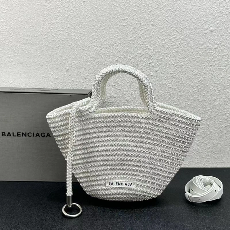 OEM Balenciaga Ibiza Woven Nylon Basket Bag - Summer Essential