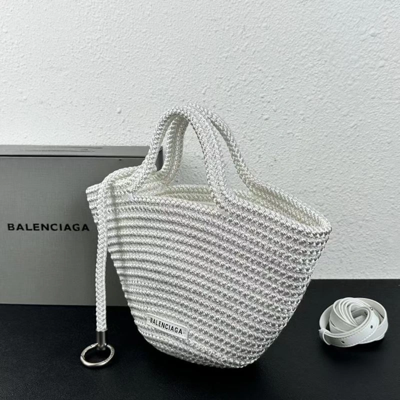 OEM Balenciaga Ibiza Woven Nylon Basket Bag - Summer Essential