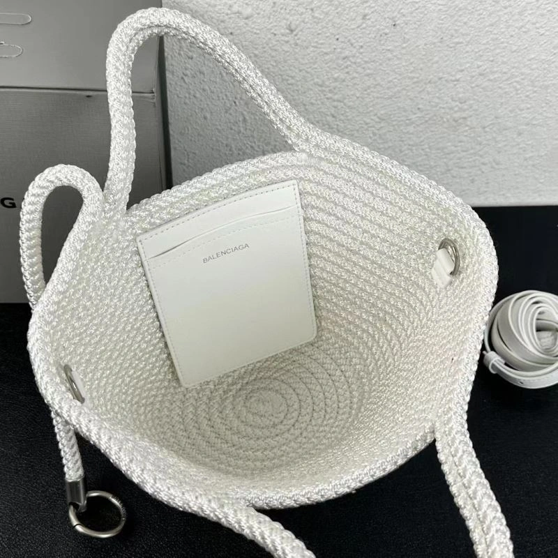 OEM Balenciaga Ibiza Woven Nylon Basket Bag - Summer Essential