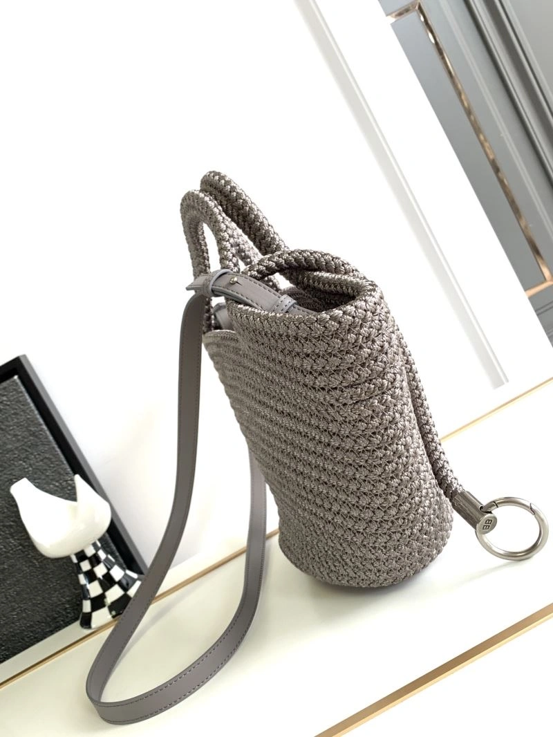 Top mirror Balenciaga Ibiza Woven Nylon Rope Basket Bag - Summer Chic
