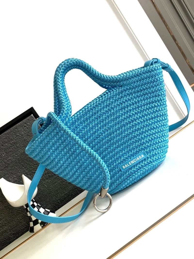 Balenciaga Ibiza Woven Nylon Rope Basket Bag - Summer Chic