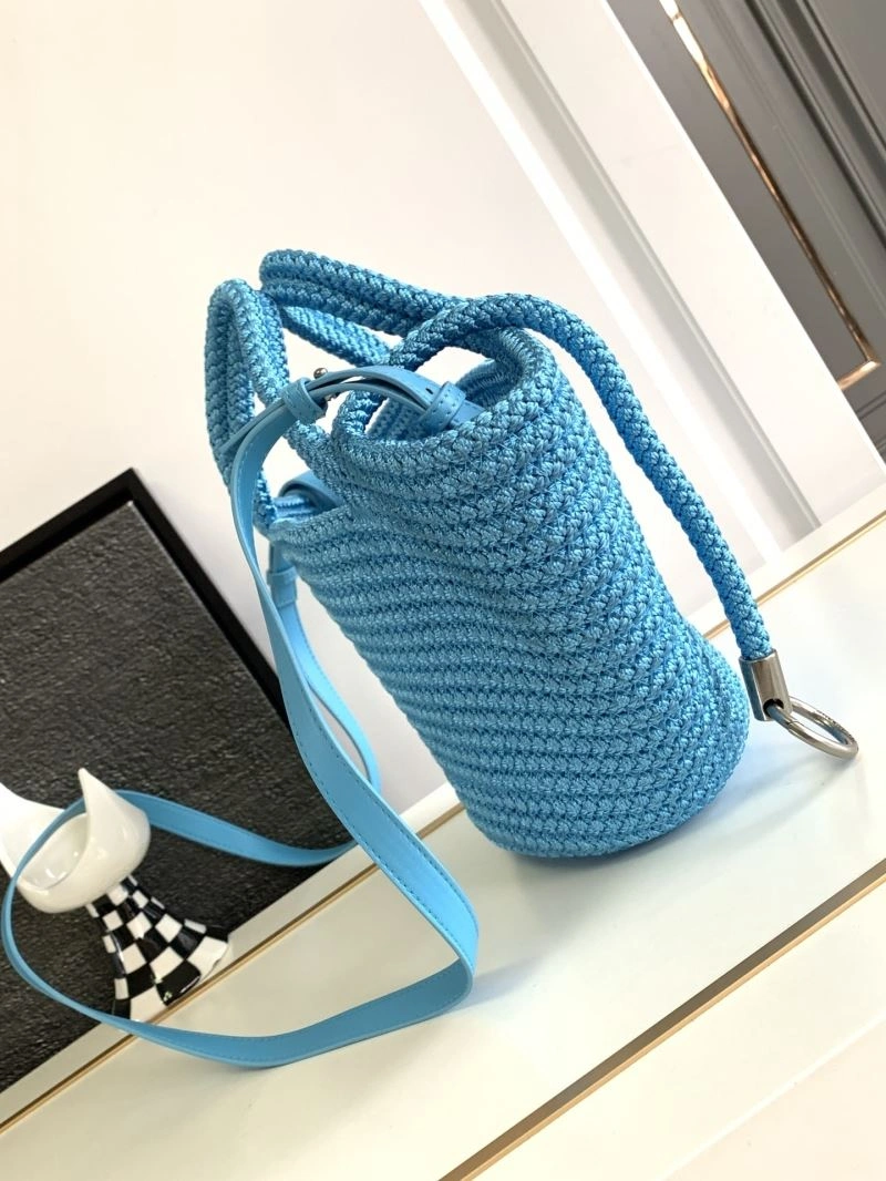 Top mirror Balenciaga Ibiza Woven Nylon Rope Basket Bag - Summer Chic