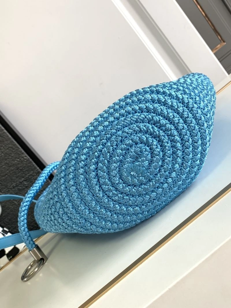 Top mirror Balenciaga Ibiza Woven Nylon Rope Basket Bag - Summer Chic