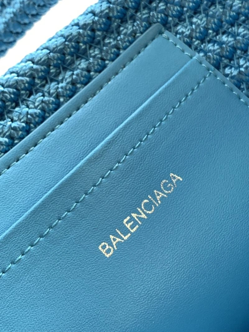 Top mirror Balenciaga Ibiza Woven Nylon Rope Basket Bag - Summer Chic