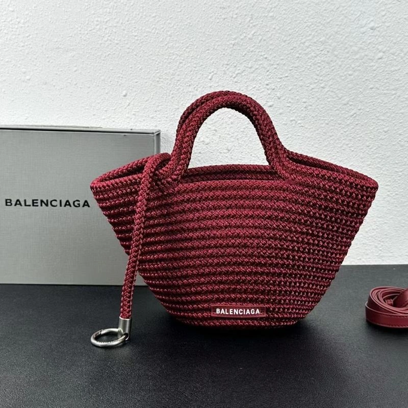 Balenciaga Ibiza Woven Nylon Rope Basket Bag - Summer Chic