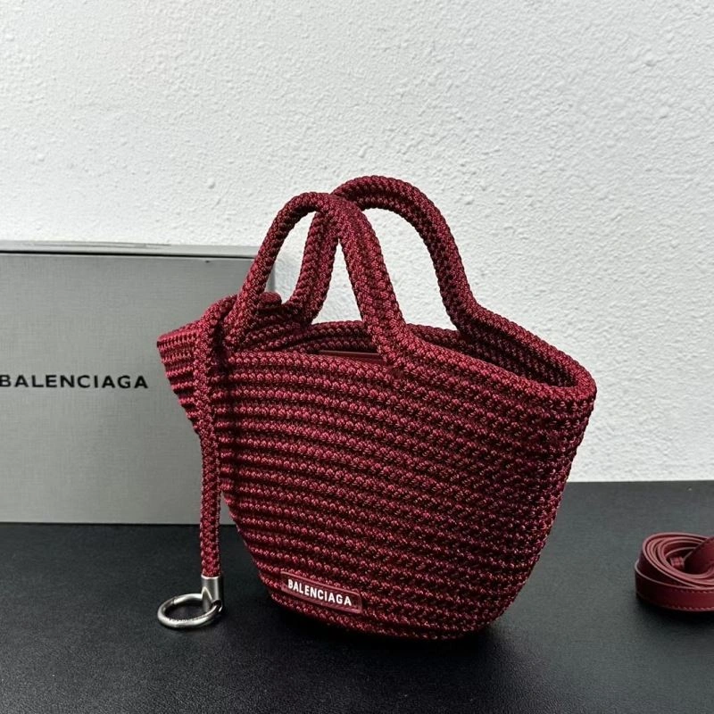High fidelity Balenciaga Ibiza Woven Nylon Rope Basket Bag - Summer Chic