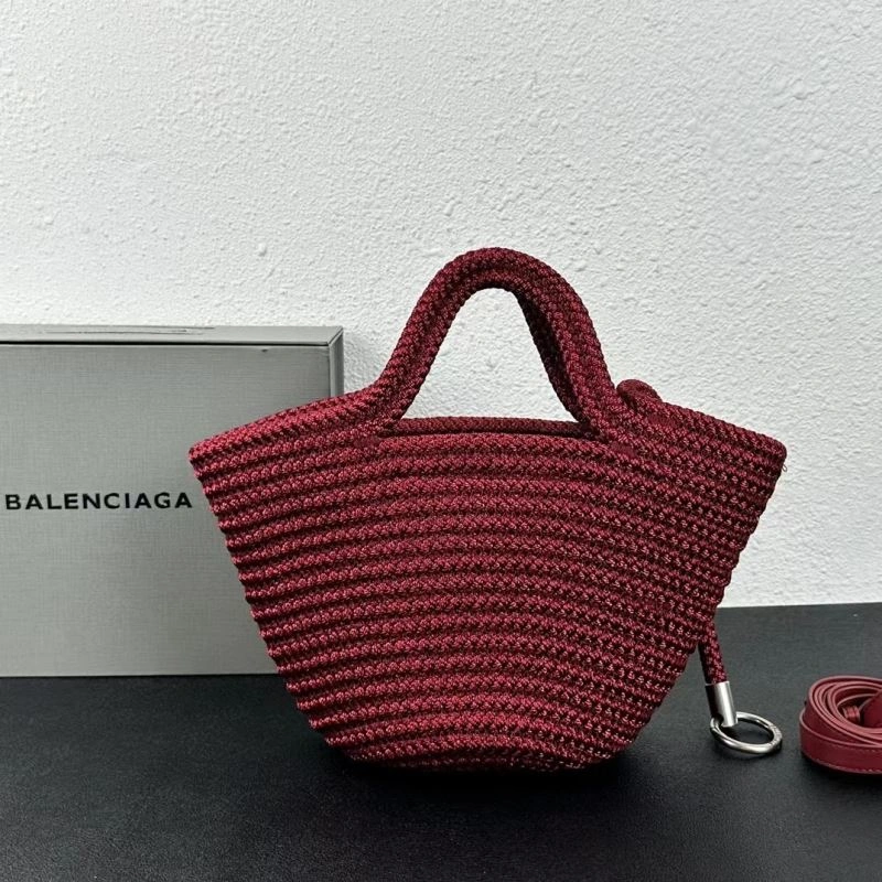 High fidelity Balenciaga Ibiza Woven Nylon Rope Basket Bag - Summer Chic