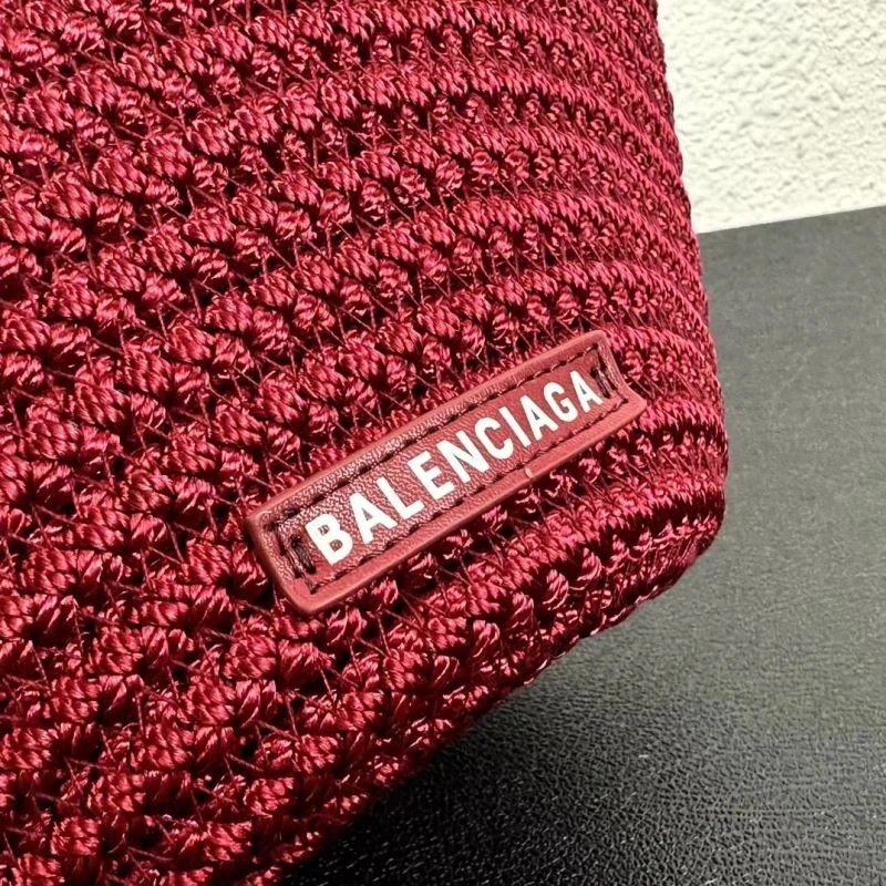 High fidelity Balenciaga Ibiza Woven Nylon Rope Basket Bag - Summer Chic