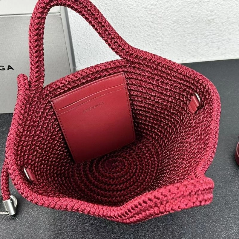 High fidelity Balenciaga Ibiza Woven Nylon Rope Basket Bag - Summer Chic
