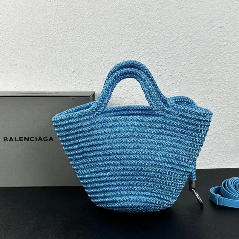 Balenciaga Ibiza Woven Nylon Rope Basket Bag - Summer Chic