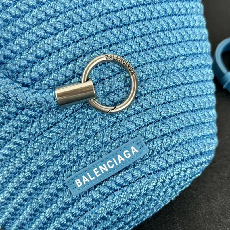 Real Balenciaga Ibiza Woven Nylon Rope Basket Bag - Summer Chic