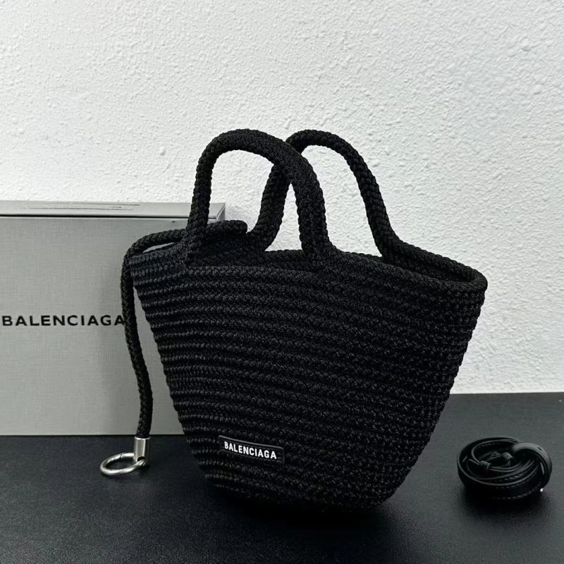 Balenciaga Ibiza Woven Nylon Rope Basket Bag - Summer Essential