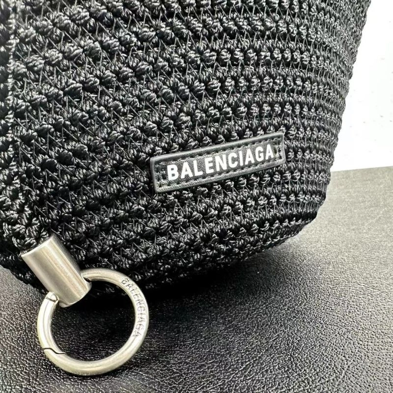 Authentic Balenciaga Ibiza Woven Nylon Rope Basket Bag - Summer Essential