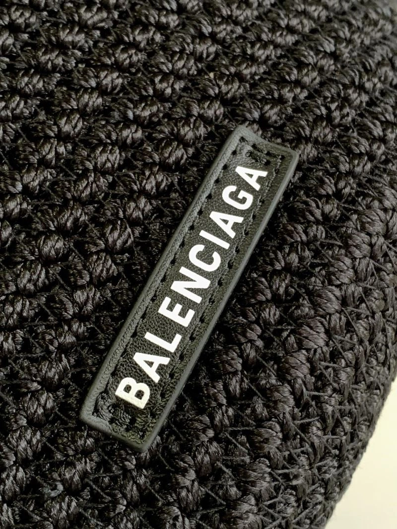 Exact replica Balenciaga Ibiza Woven Nylon Rope Basket Bag