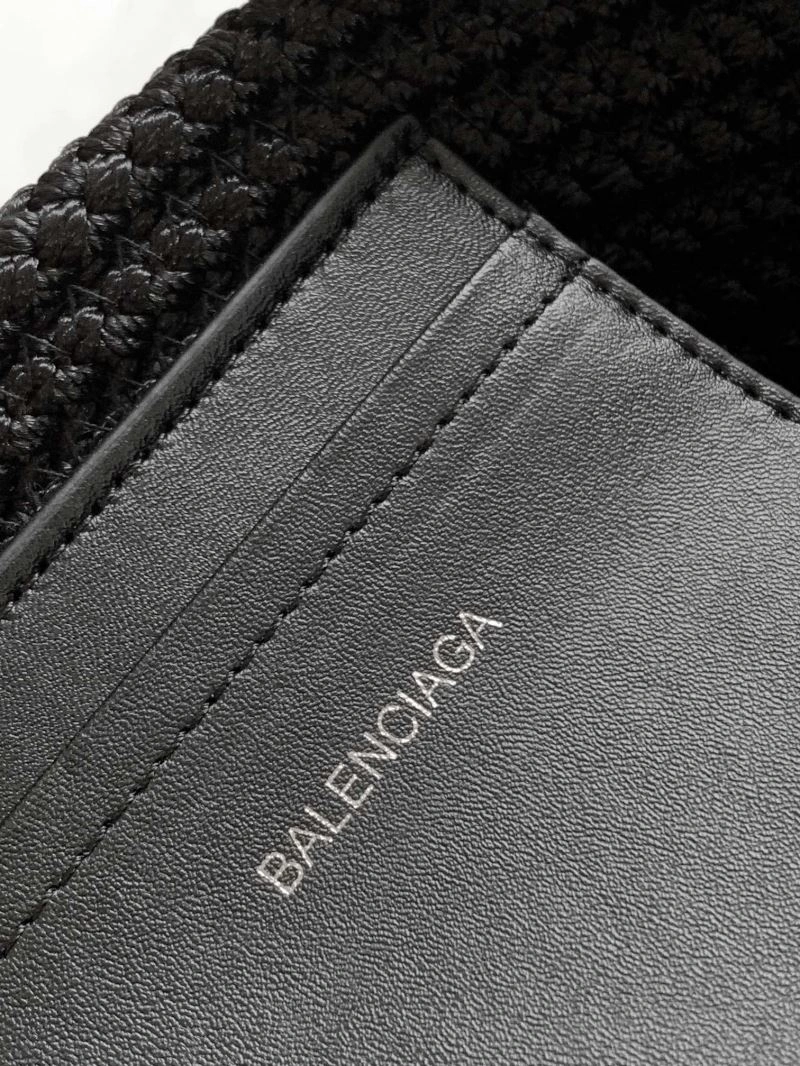 Exact replica Balenciaga Ibiza Woven Nylon Rope Basket Bag