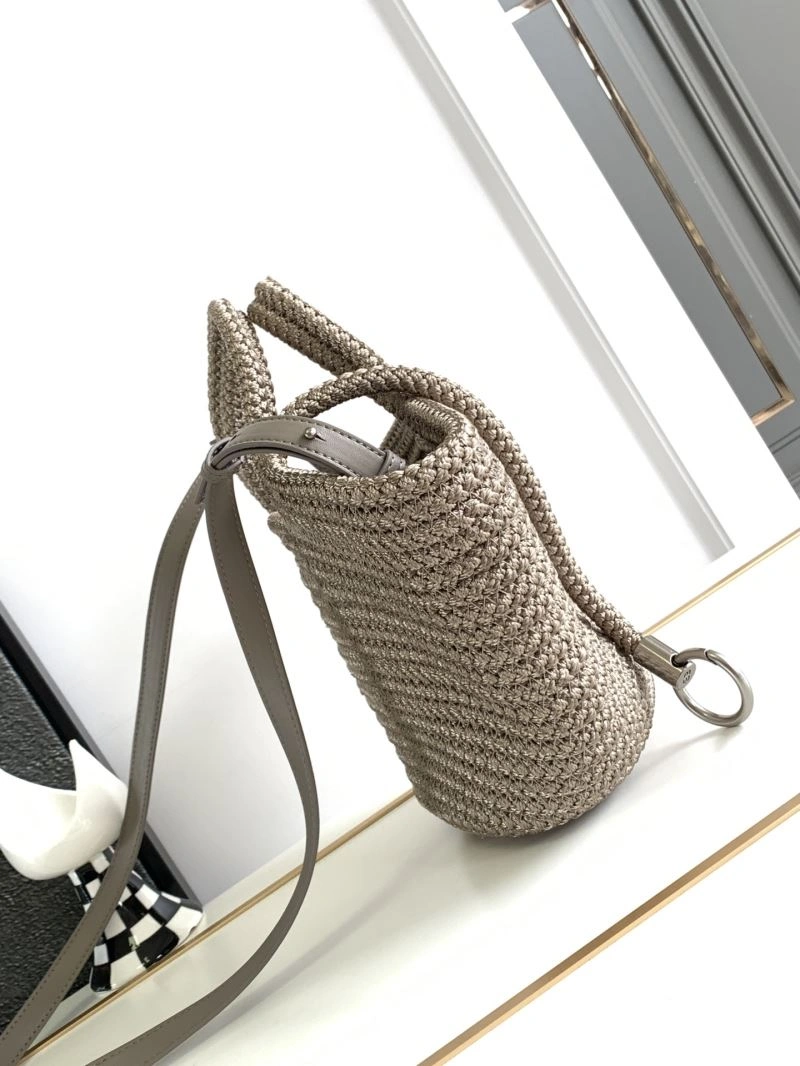 Factory-made Balenciaga Ibiza Woven Nylon Rope Basket Bag