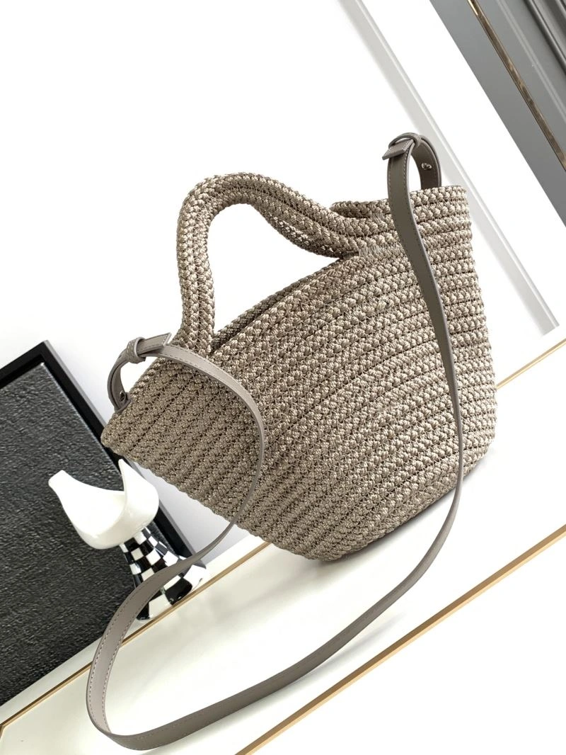 Factory-made Balenciaga Ibiza Woven Nylon Rope Basket Bag