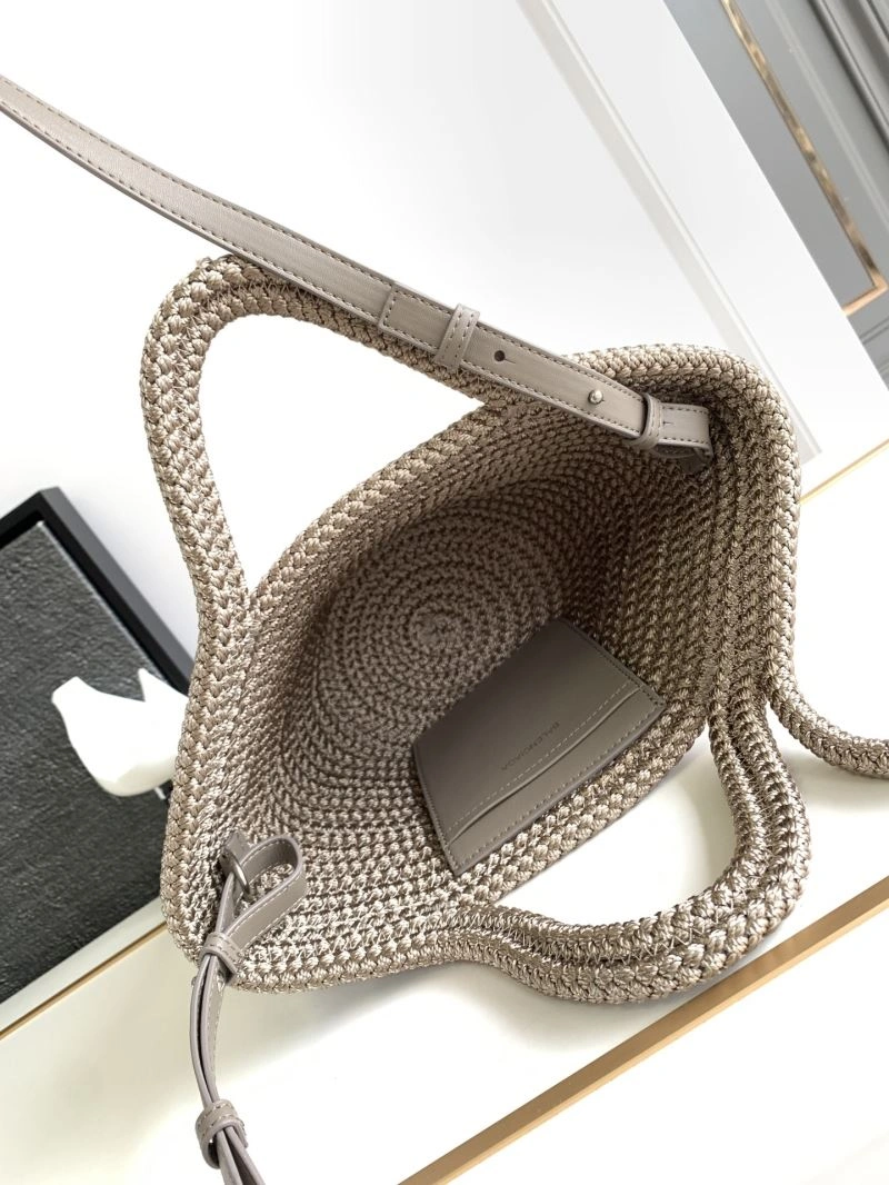 Factory-made Balenciaga Ibiza Woven Nylon Rope Basket Bag
