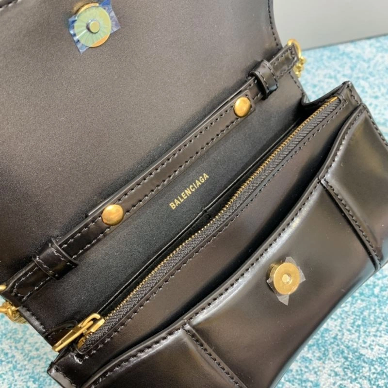Legit Balenciaga Iconic Hourglass Chain Bag with Gold Buckle