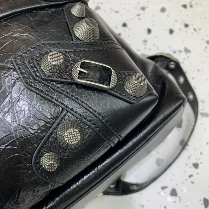 Affordable Balenciaga Le Cagole Edgy Studded Backpack - Parisian Chic