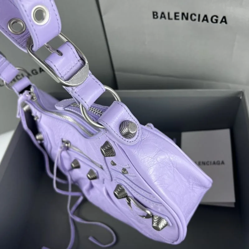 Genuine Balenciaga Le Cagole Half-Moon Dumpling Bag - Retro Chic