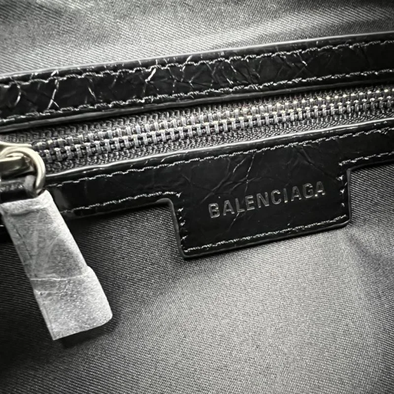 Indistinguishable Balenciaga Le Cagole Half-Moon Leather Dumpling Bag