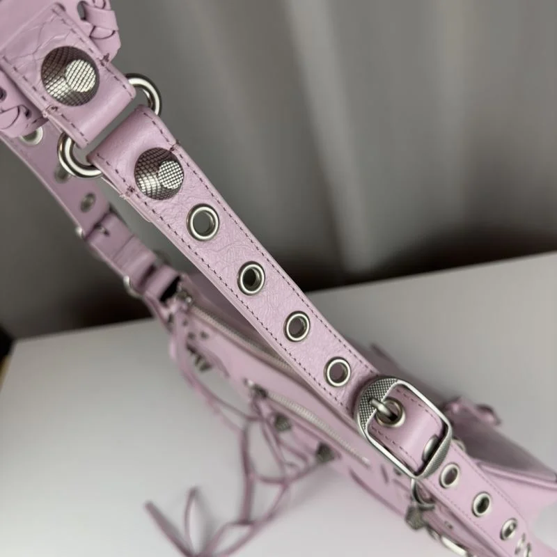Mirror quality Balenciaga Le Cagole Half-Moon Luxe Crossbody Bag
