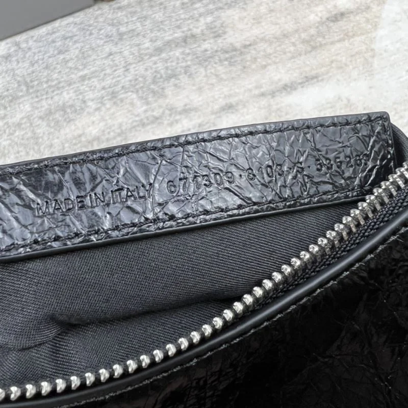 1:1 copy Balenciaga Le Cagole Half-Moon Shoulder Bag in Oil Wax Leather