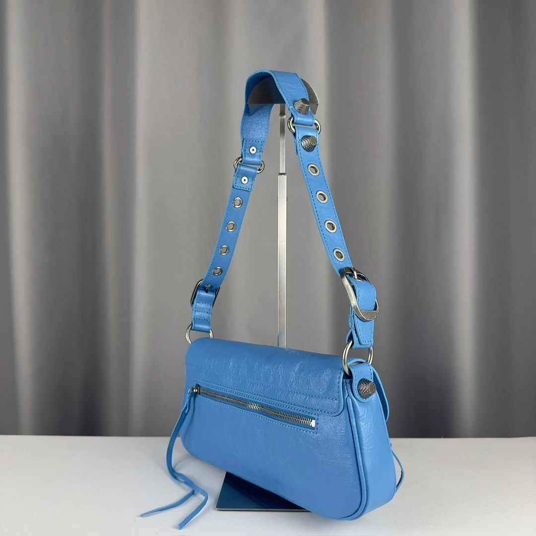 Authentic Balenciaga Le Cagole Large Everyday Sling Bag in Lambskin