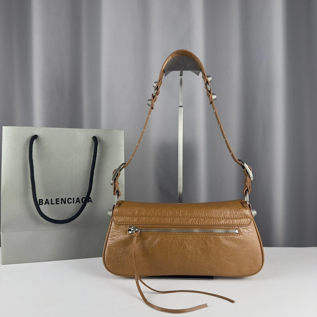 Economical Balenciaga Le Cagole Large Lambskin Sling Bag 600 Baguette