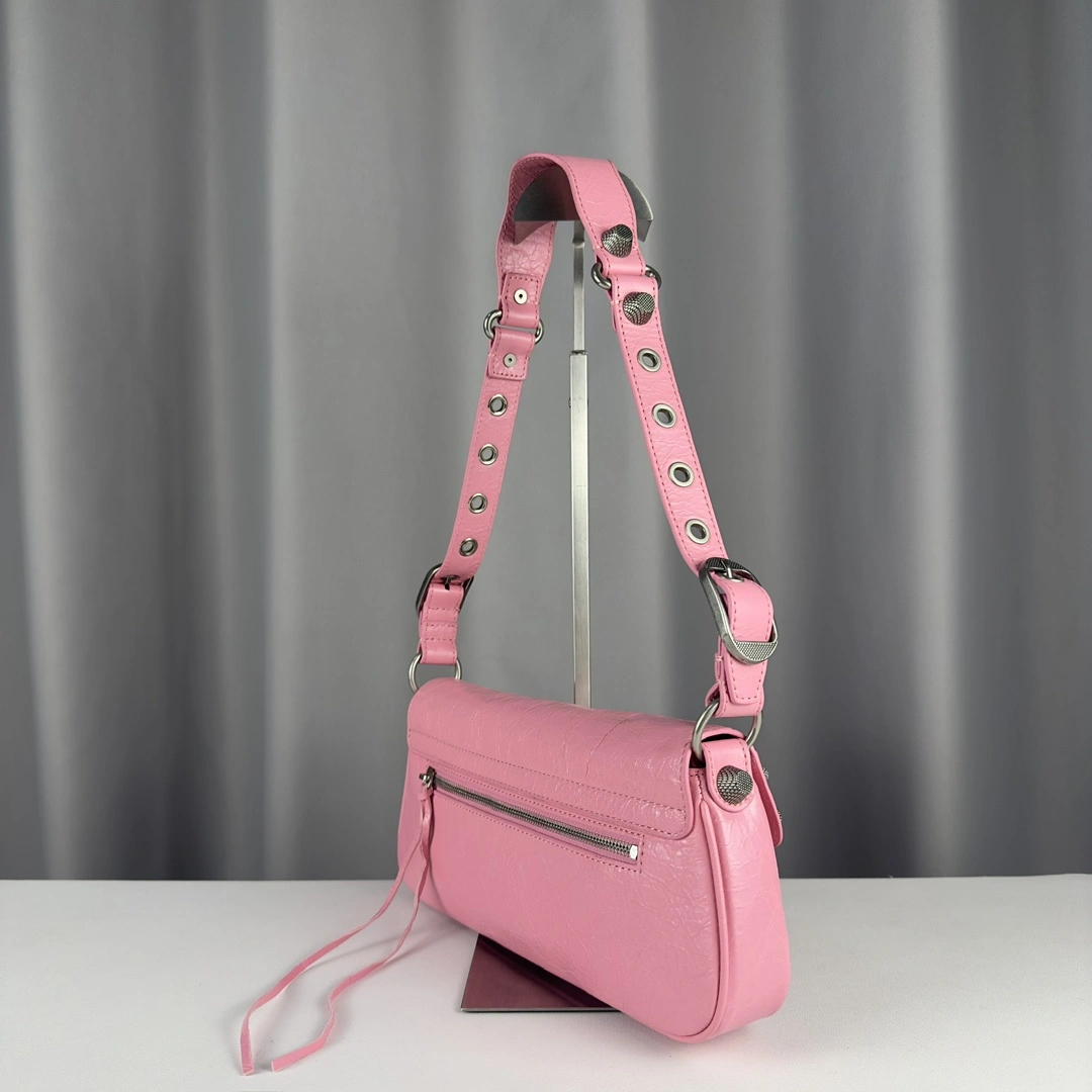 Inexpensive Balenciaga Le Cagole Large Lambskin Sling Bag