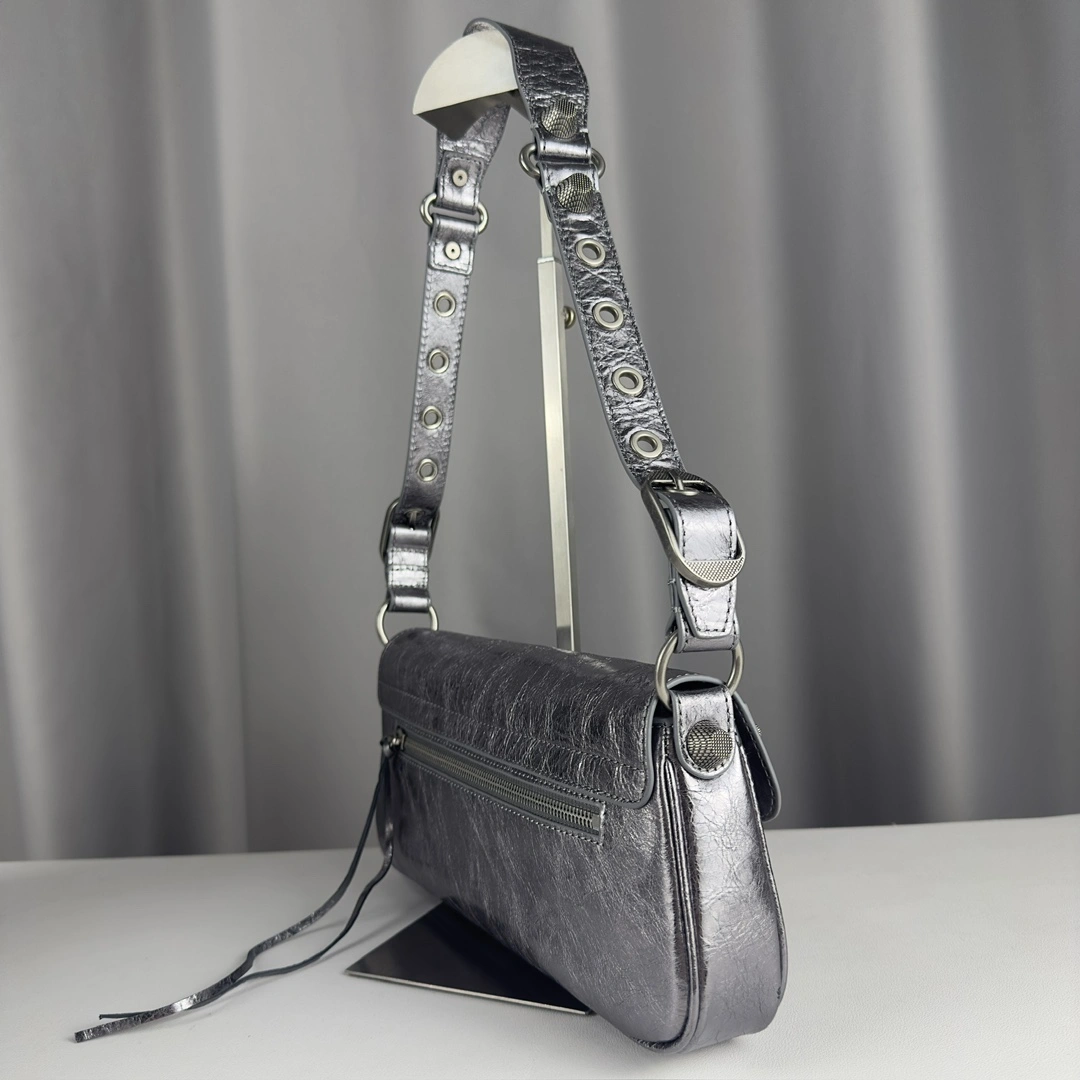 Brand-original Balenciaga Le Cagole Large Sling Bag - Practical Italian Lambskin