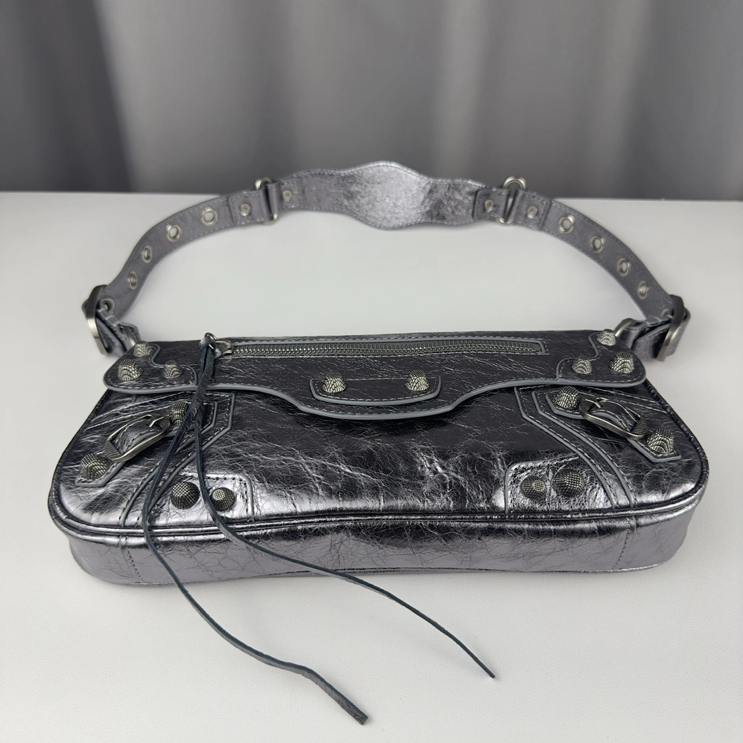Brand-original Balenciaga Le Cagole Large Sling Bag - Practical Italian Lambskin