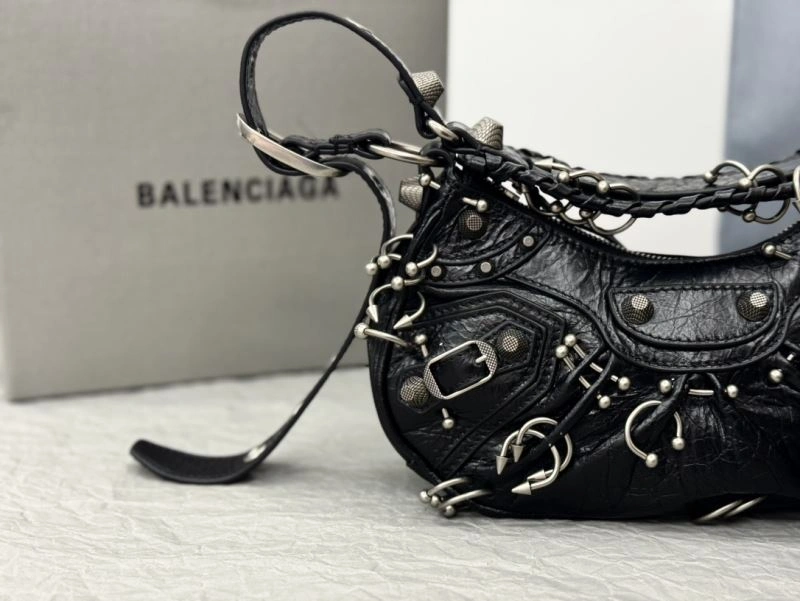 Affordable Balenciaga Le Cagole Limited Edition Studded Moto Bag