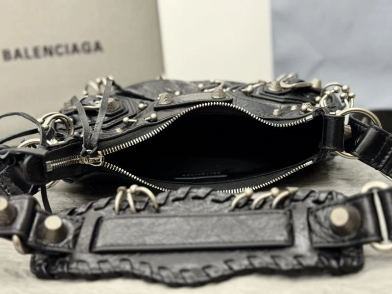Affordable Balenciaga Le Cagole Limited Edition Studded Moto Bag