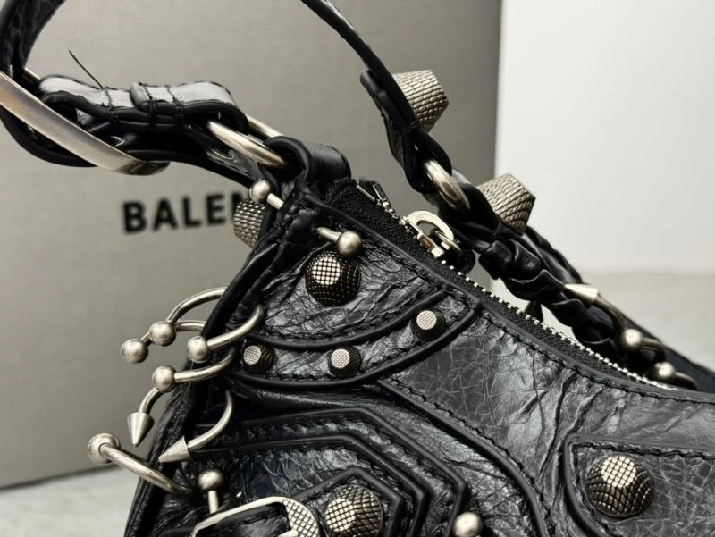 Affordable Balenciaga Le Cagole Limited Edition Studded Moto Bag