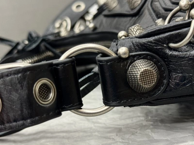 Affordable Balenciaga Le Cagole Limited Edition Studded Moto Bag