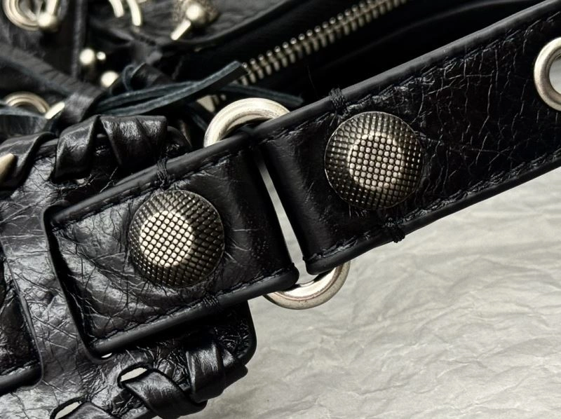 Affordable Balenciaga Le Cagole Limited Edition Studded Moto Bag