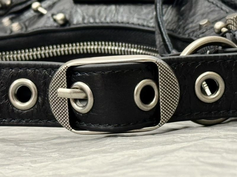 Affordable Balenciaga Le Cagole Limited Edition Studded Moto Bag