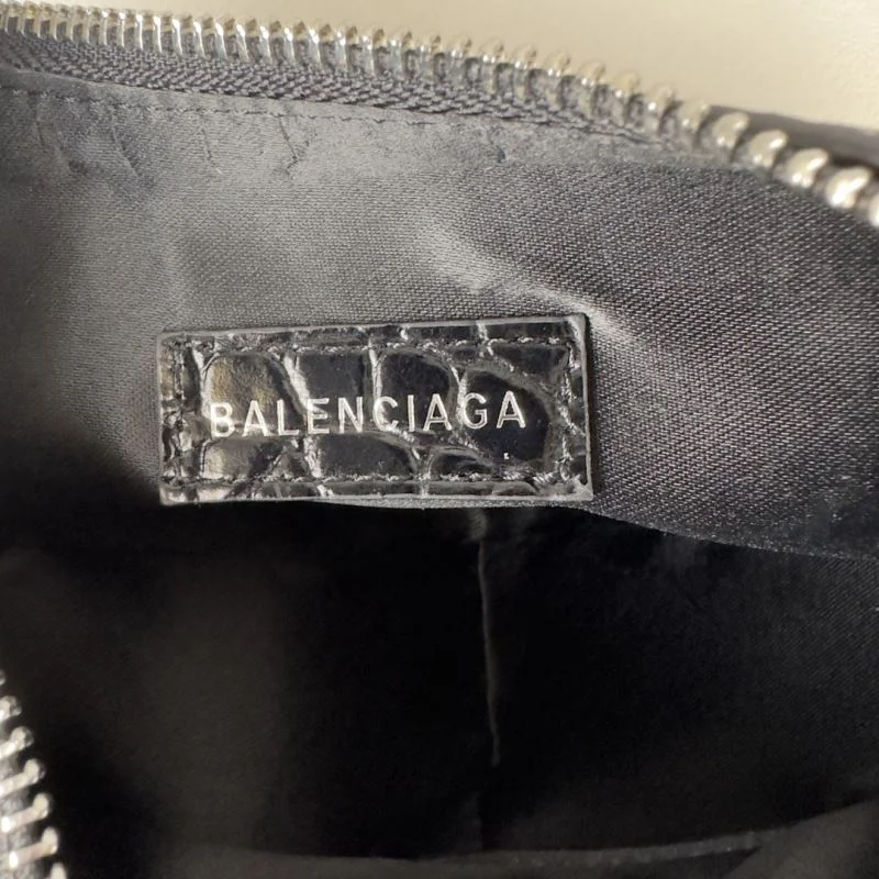 High fidelity Balenciaga Le Cagole Mini Croc-Patterned Shoulder Bag
