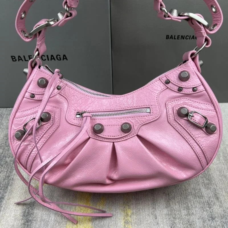 Low-cost Balenciaga Le Cagole Retro Motorcycle Dumpling Bag